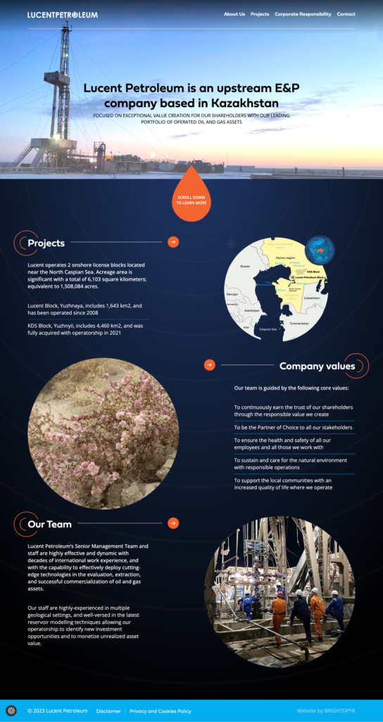 Lucent Petroleum - Brighter*IR